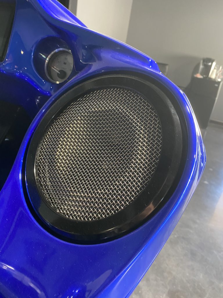 Slick Rick Grills | Silver/Black Mesh Speaker Grills - 8"